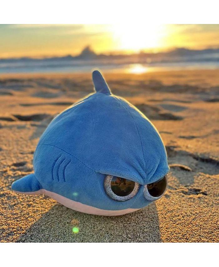 Basic Fun The Grumpy Octopus and Friends 8" Inch Plush, Grumpy Shark ...