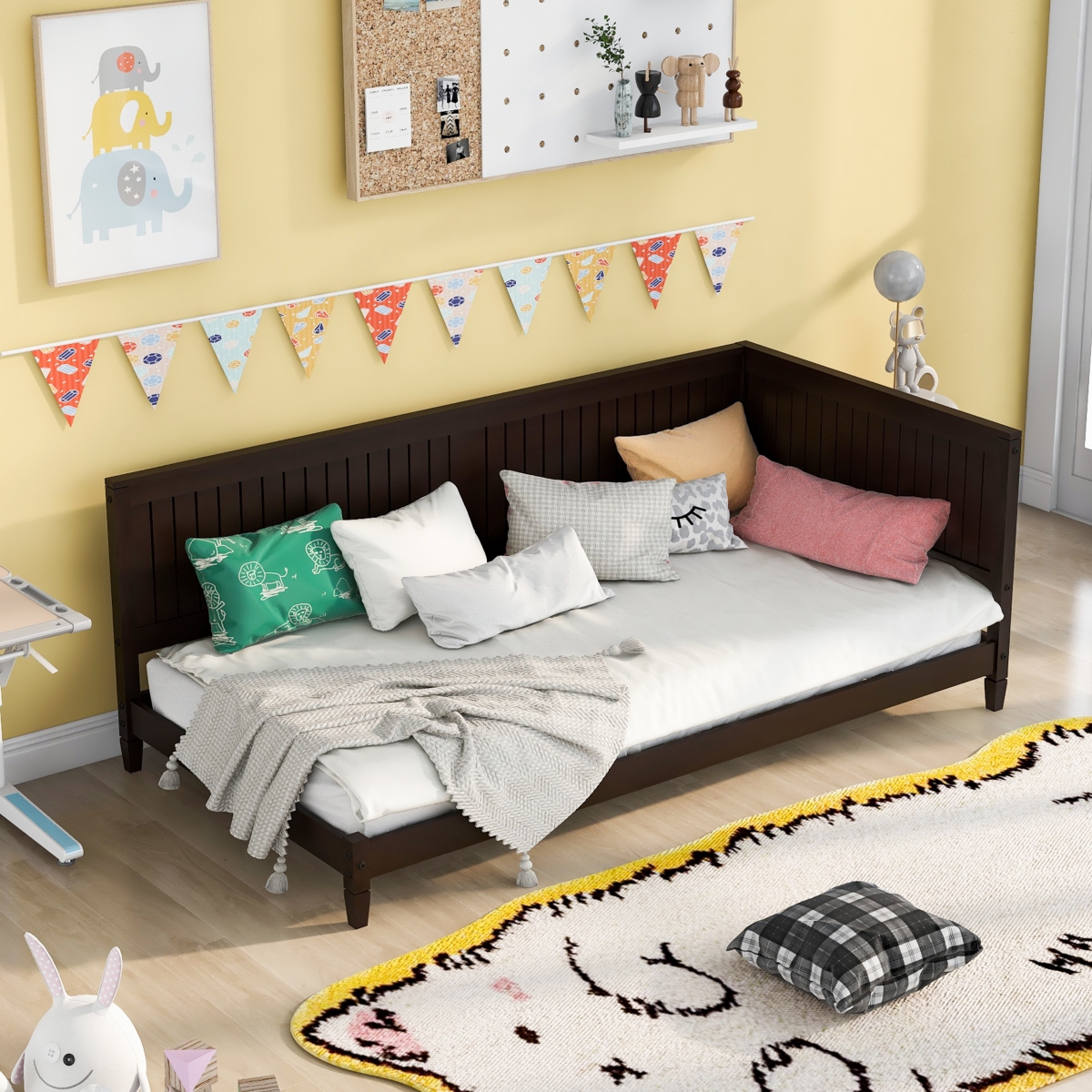 Click here for Streamdale Twin Size Wood Daybed/Sofa Bed - Espres... prices