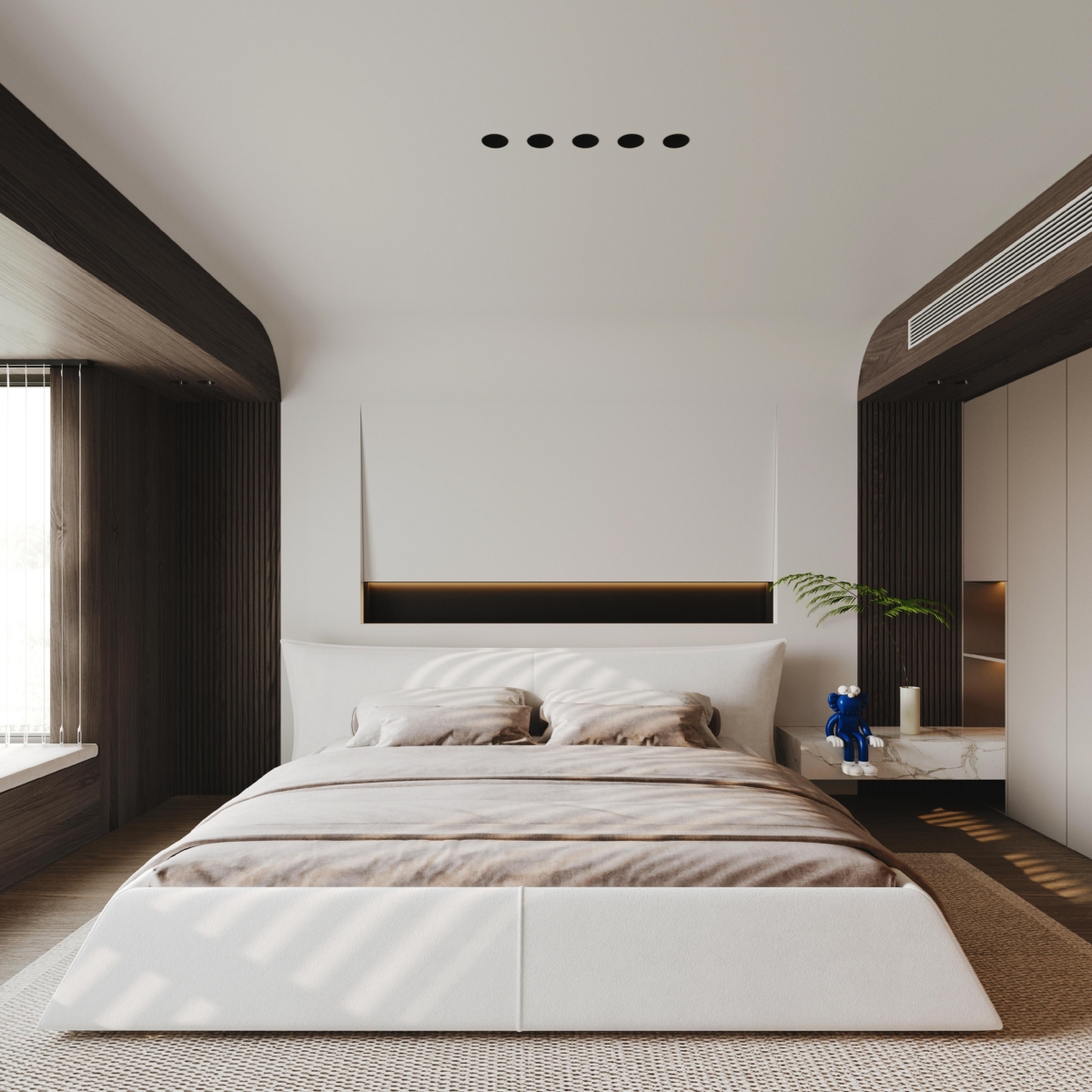 Click here for Streamdale Cream Velvet King Platform Bedwagon - C... prices