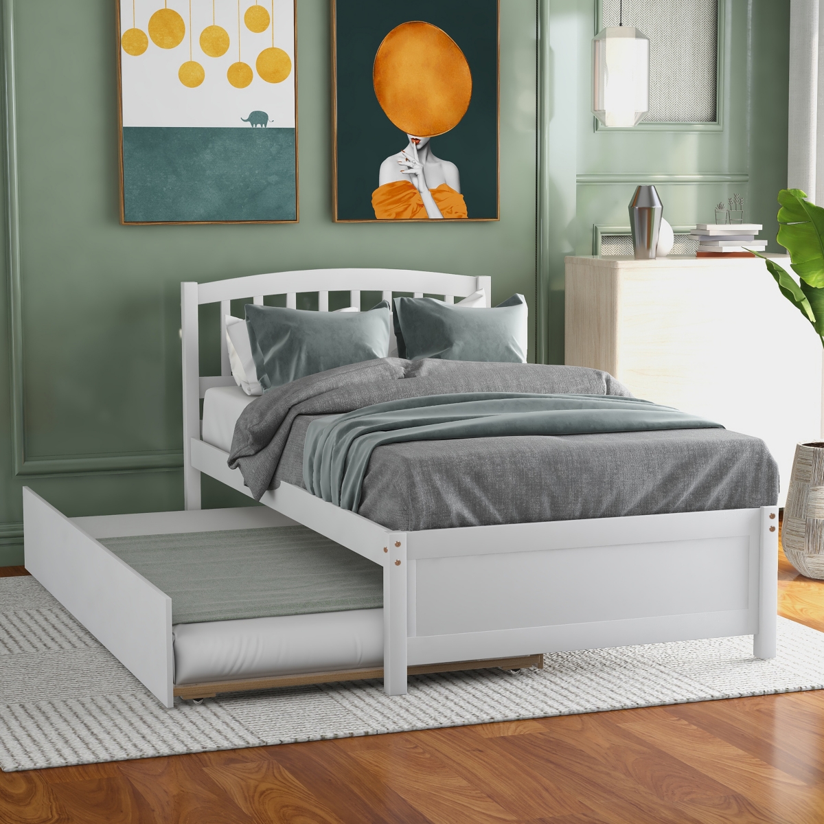 Click here for Streamdale Twin Size Platform Bed Wood Bed Frame W... prices