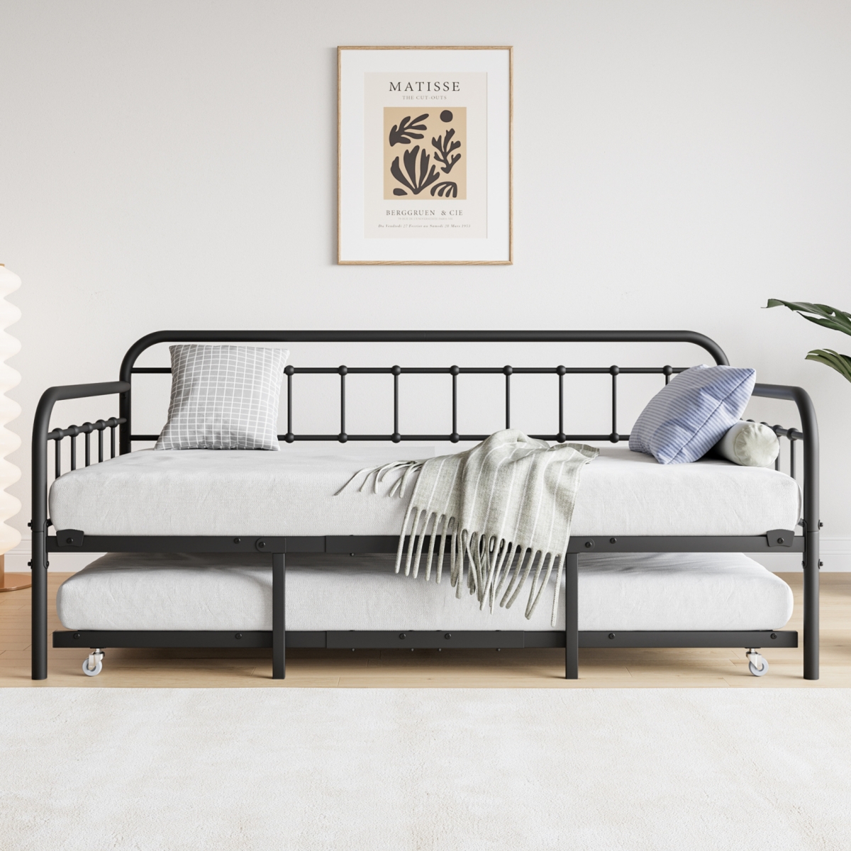Click here for Streamdale Furniture Twin Size Metal Daybed Frame... prices