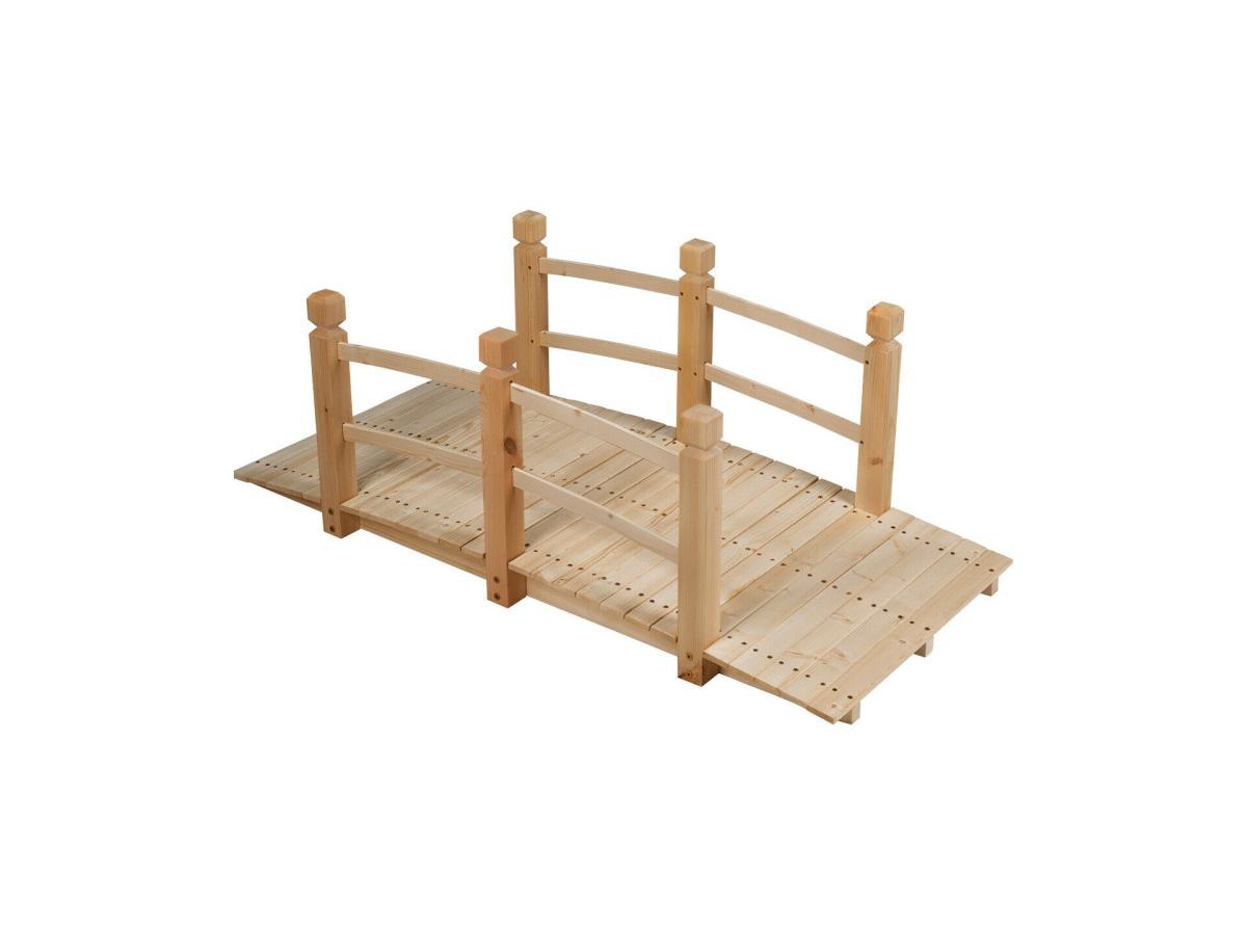 Click here for Slickblue 5 Wooden Garden Bridge Arc Stained Finis... prices