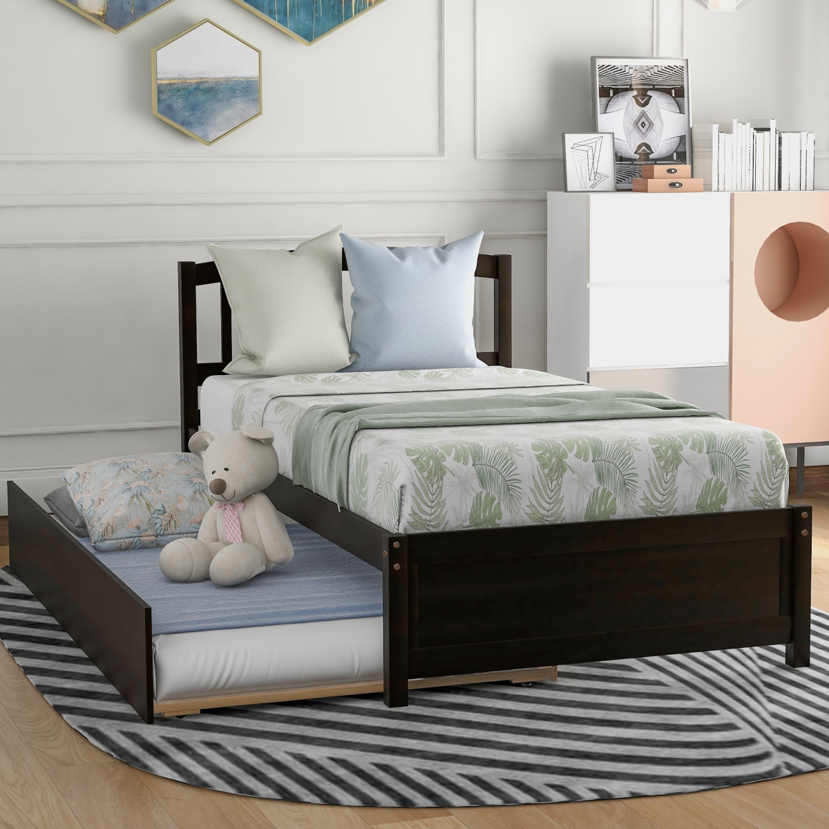 Click here for Streamdale Twin Size Platform Bed Wood Bed Frame W... prices
