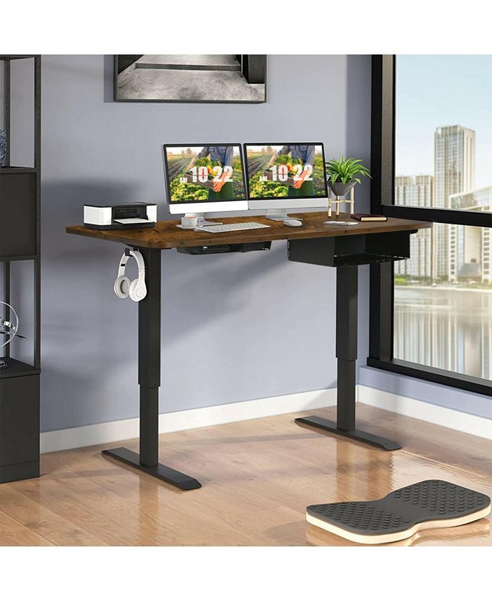 Slickblue 48-inch Electric Height Adjustable Standing Desk with USB ...