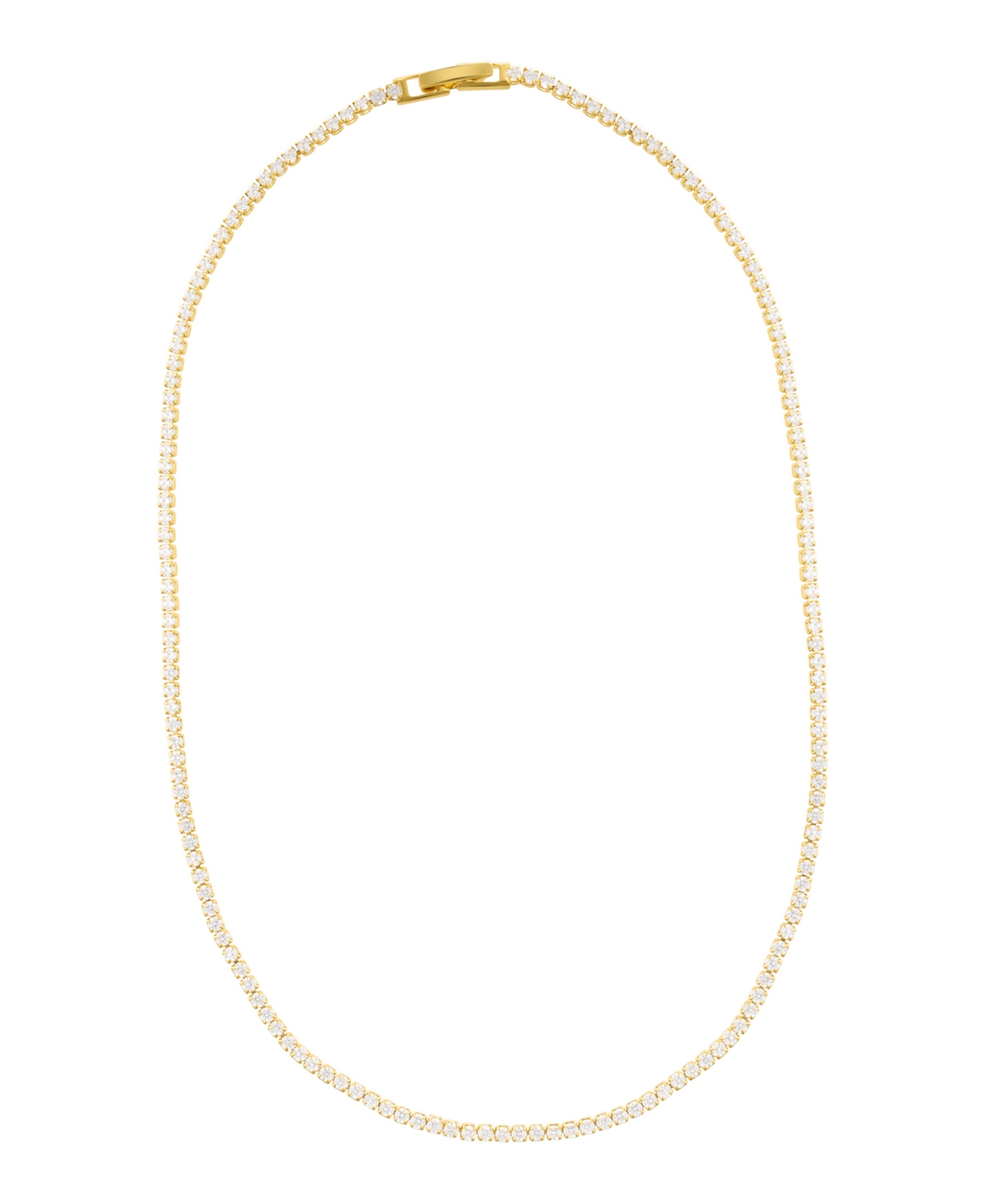 Click here for Adornia Micro Tennis Necklace - Gold prices
