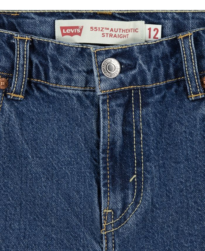 Levi's Big Boys 551 Z Authentic Straight Fit Jeans - Macy's