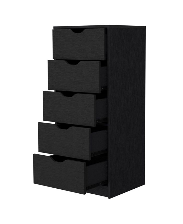 FM FURNITURE Dillon 5 Narrow Drawer Dresser - Macy's