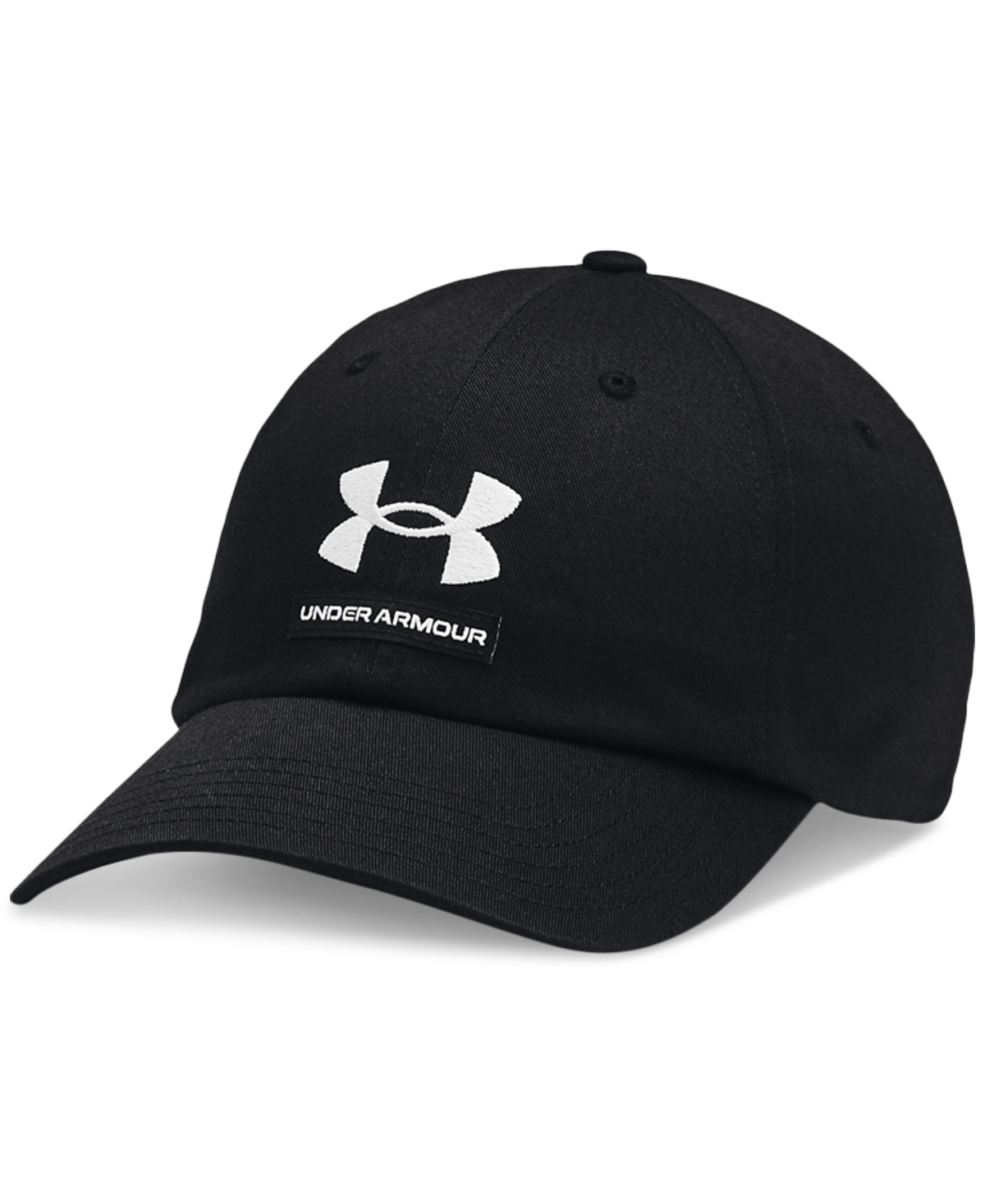 Click here for Under Armour Mens Logo Embroidered Twill Hat - Bla... prices