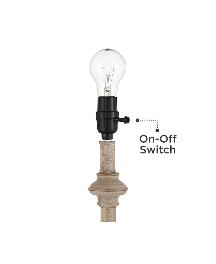 360 Lighting Carter Traditional 3 Piece Table Floor Lamp Set Beige ...