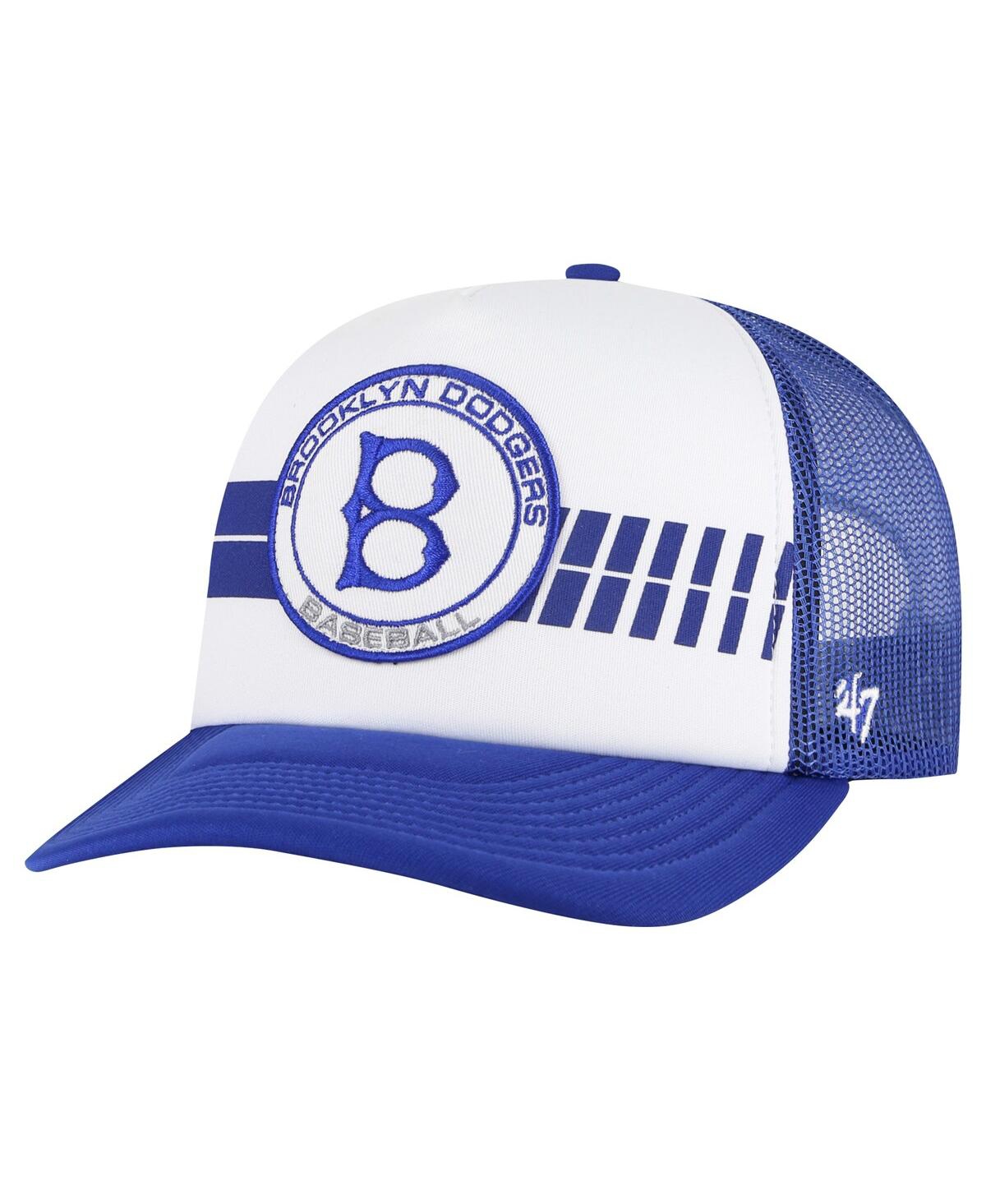 Click here for 47 Brand Mens White/Royal Brooklyn Dodgers Coopers... prices