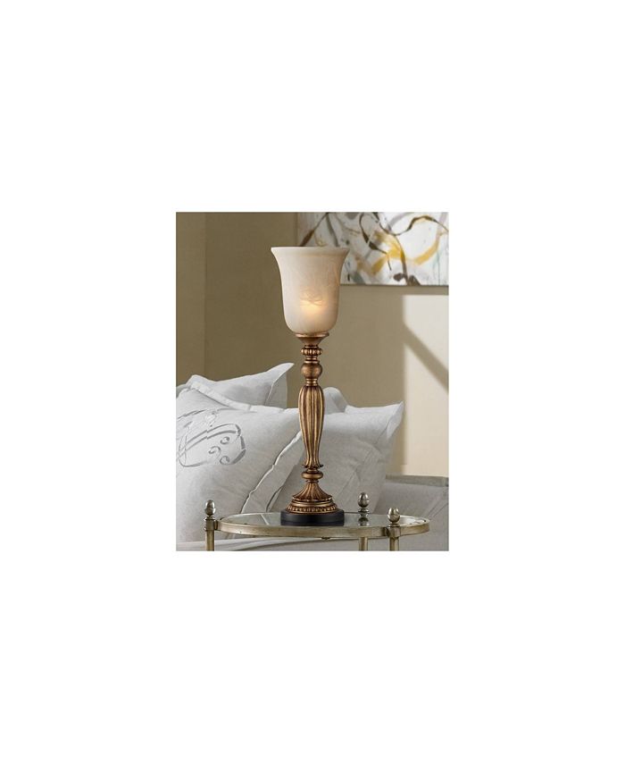 Regency Hill Fluted Column Traditional Vintage Uplight Table Lamp 27 3/ ...