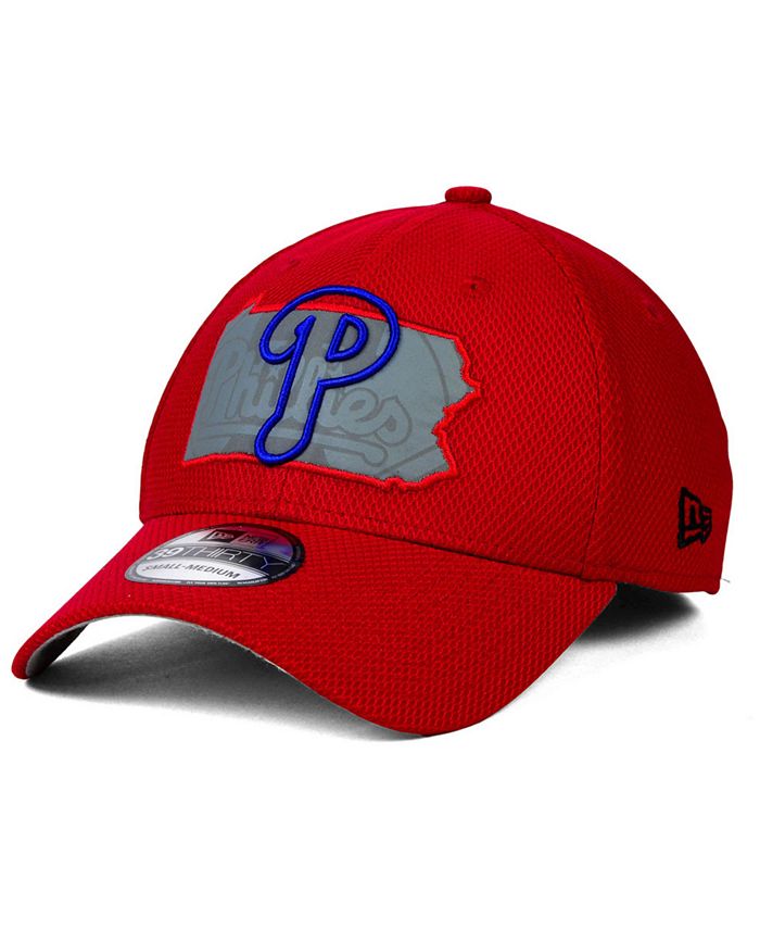 New Era Philadelphia Phillies State Flective 39THIRTY Cap - Macy's