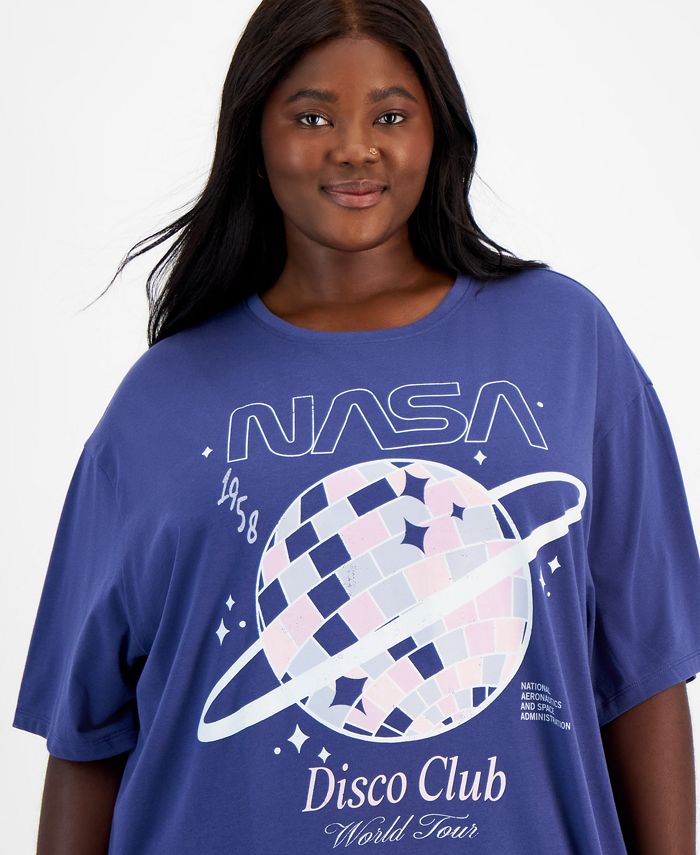 Grayson Threads, The Label Trendy Plus Size NASA Disco Club Short ...