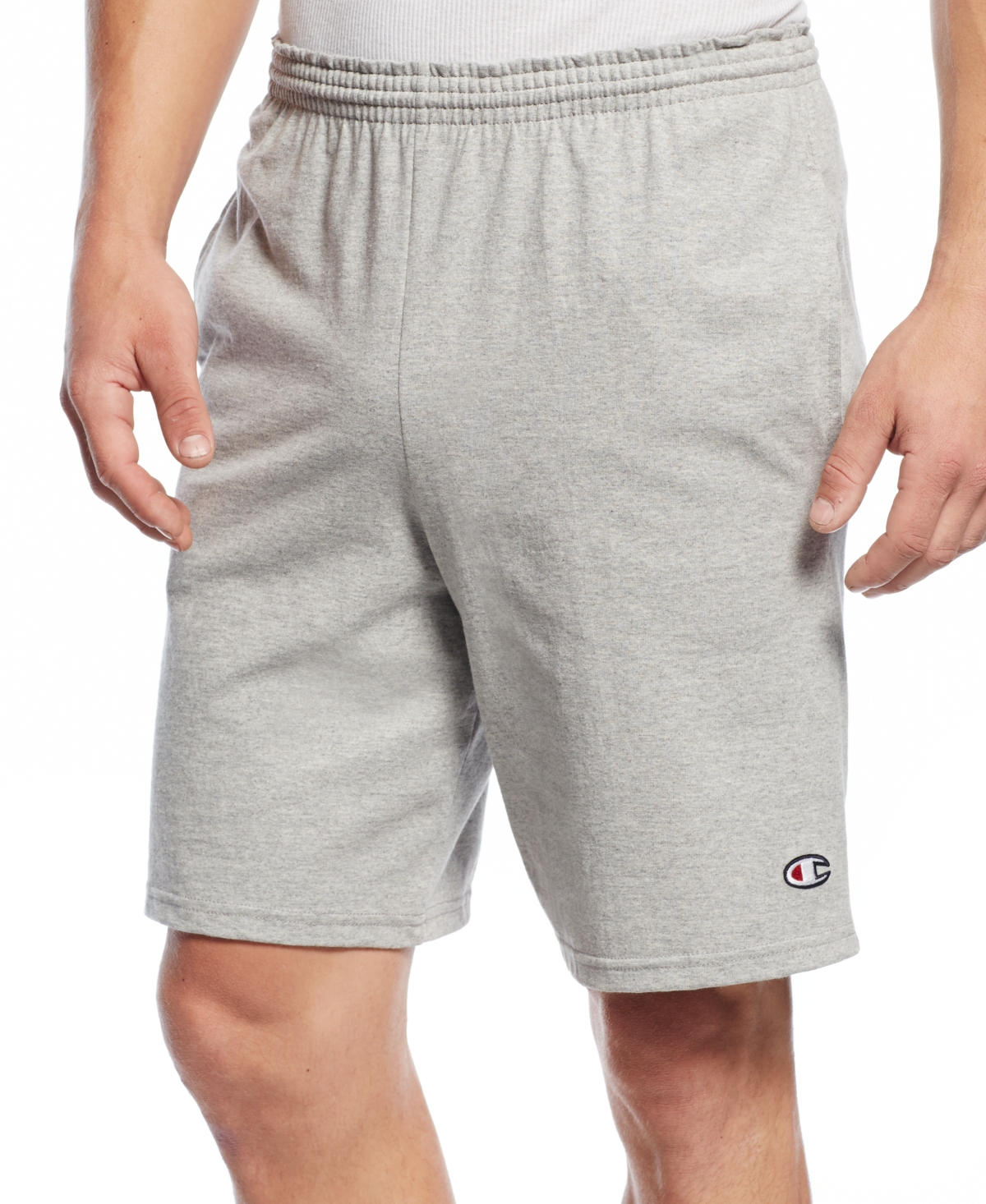 Click here for Champion Mens 9 Jersey Shorts - Oxford Grey Heathe... prices