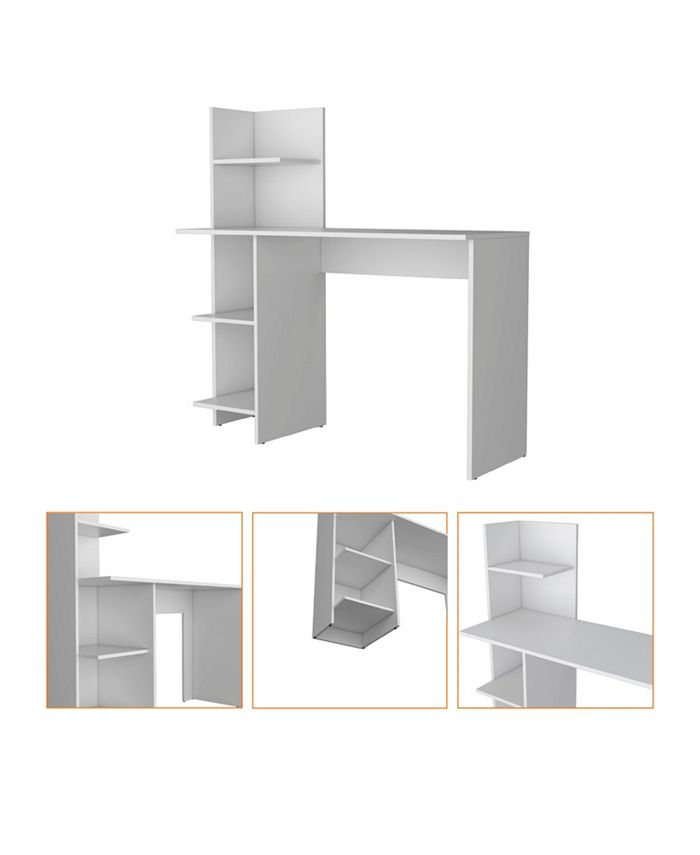 FM FURNITURE Tecoa Writing Desk, Four Shelves - Macy's