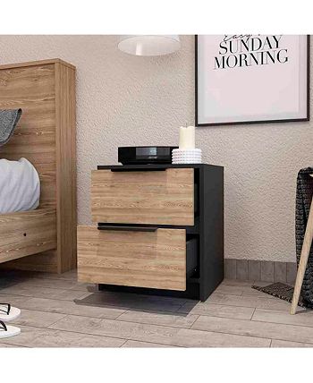 FM FURNITURE Washington Nightstand, Two Large Drawers - Macy's