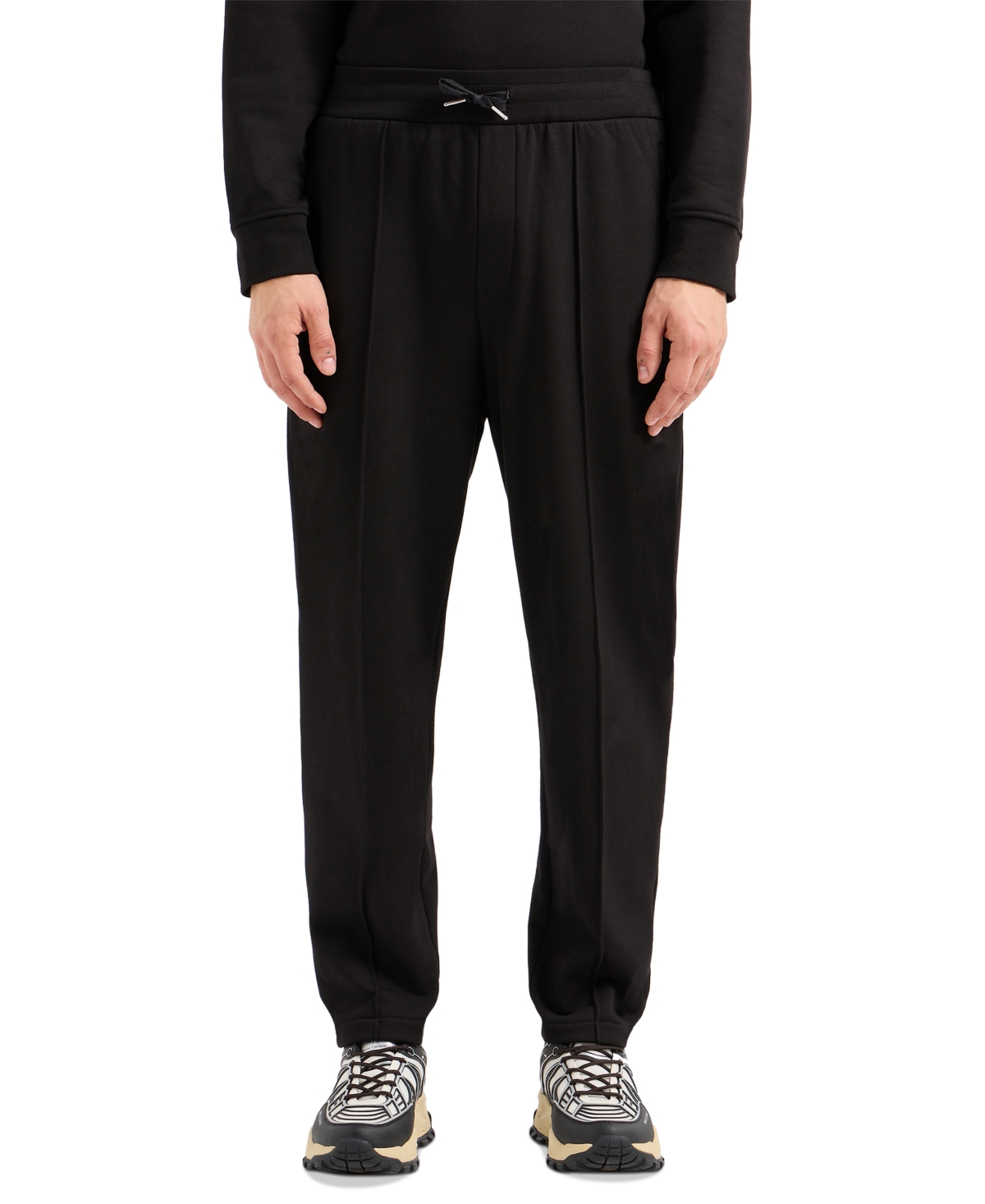 Click here for A|X Armani Exchange Mens All-Cotton Pleated Trouse... prices