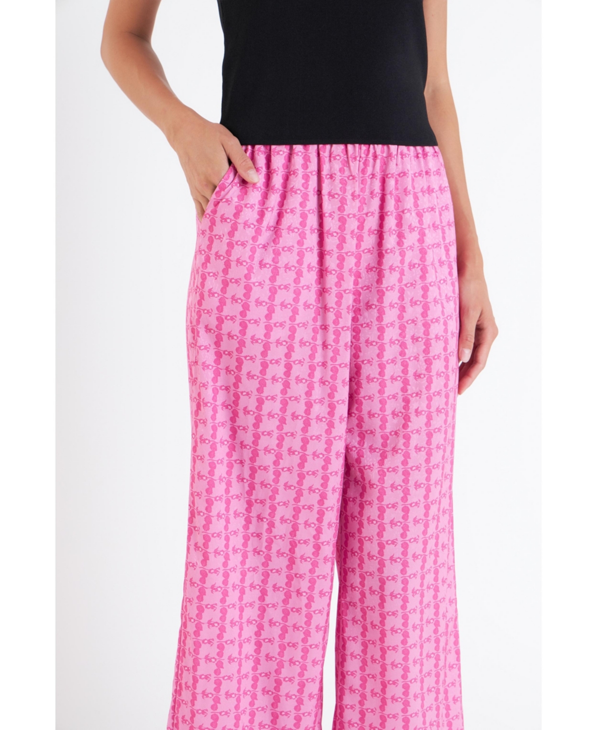 Click here for English Factory Womens Printed Long Pants - Pink prices