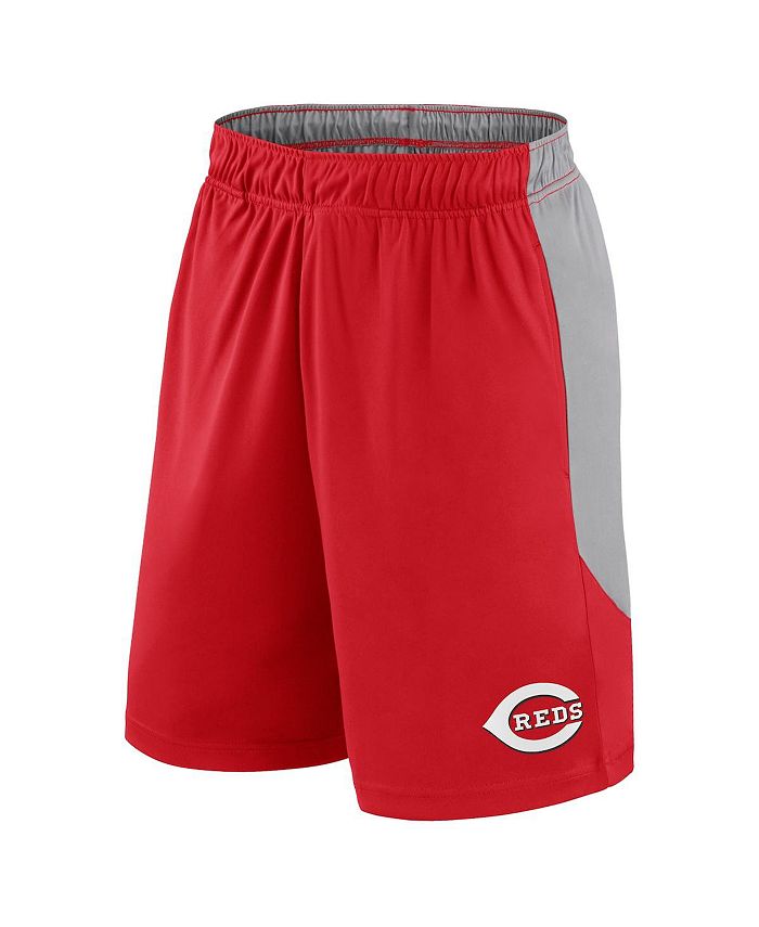 Fanatics Men's Red/Gray Cincinnati Reds Go Hard Shorts - Macy's