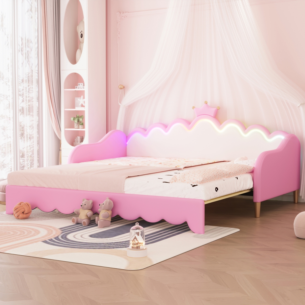 Click here for Streamdale Furniture Extendable Princess Daybed wi... prices