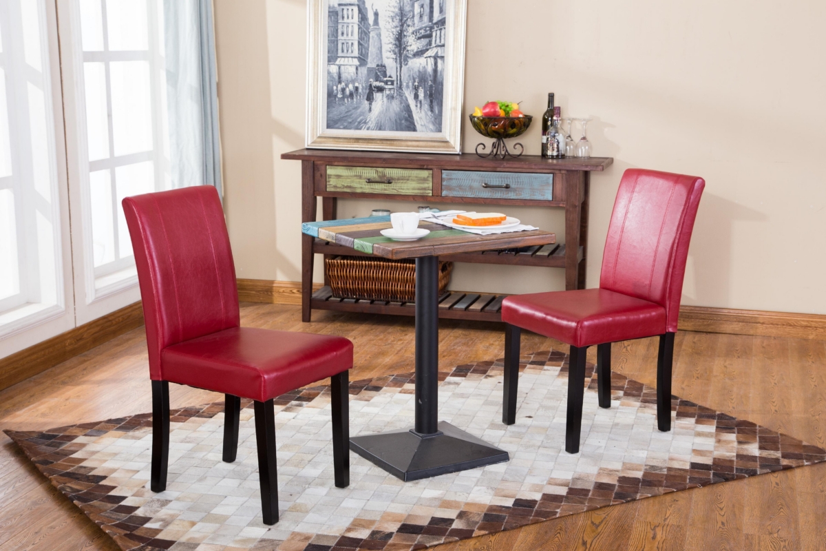 Click here for Streamdale Style Solid Wood Leatherette Padded Par... prices