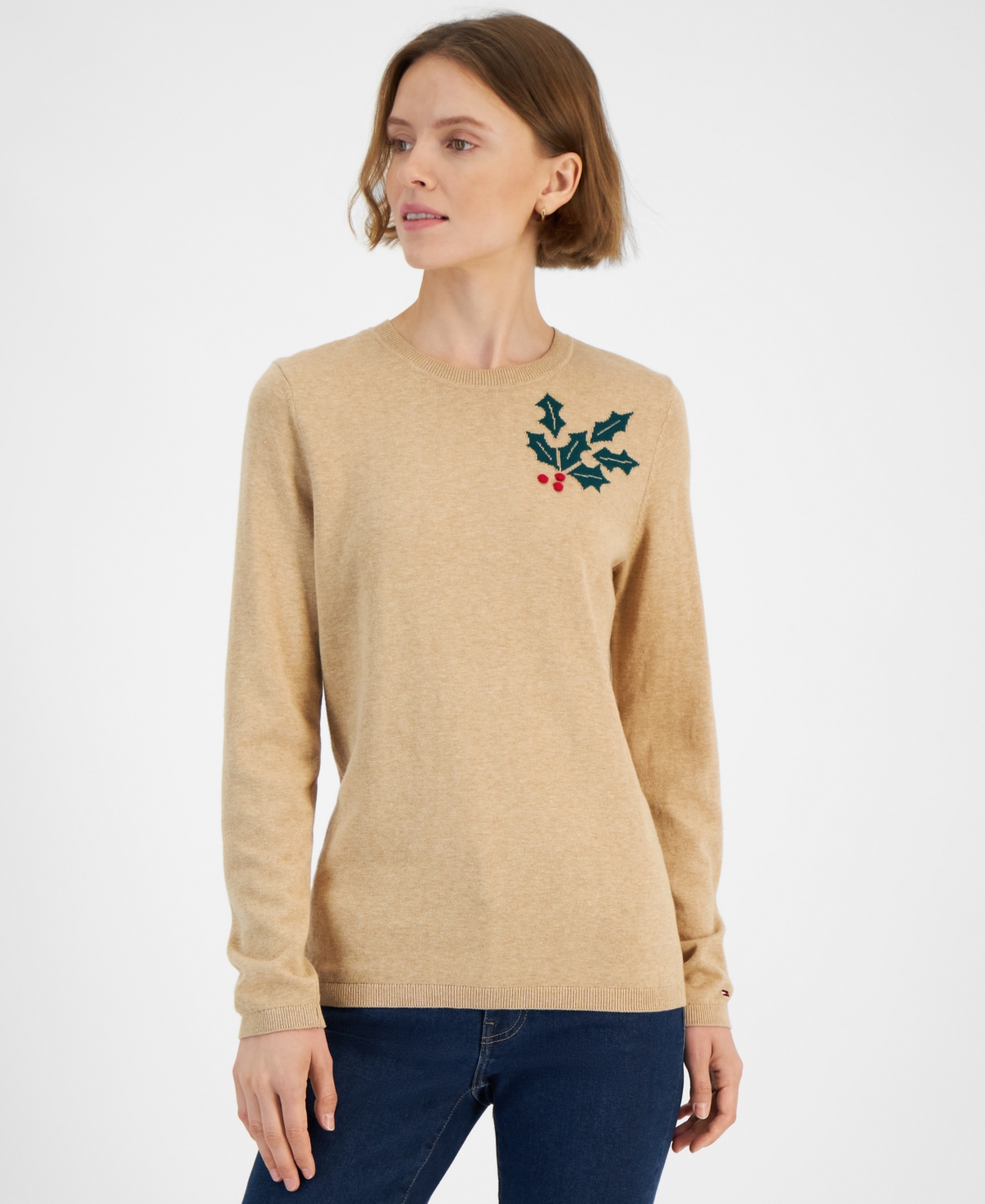 Click here for Tommy Hilfiger Womens Cotton Holly Crewneck Sweate... prices