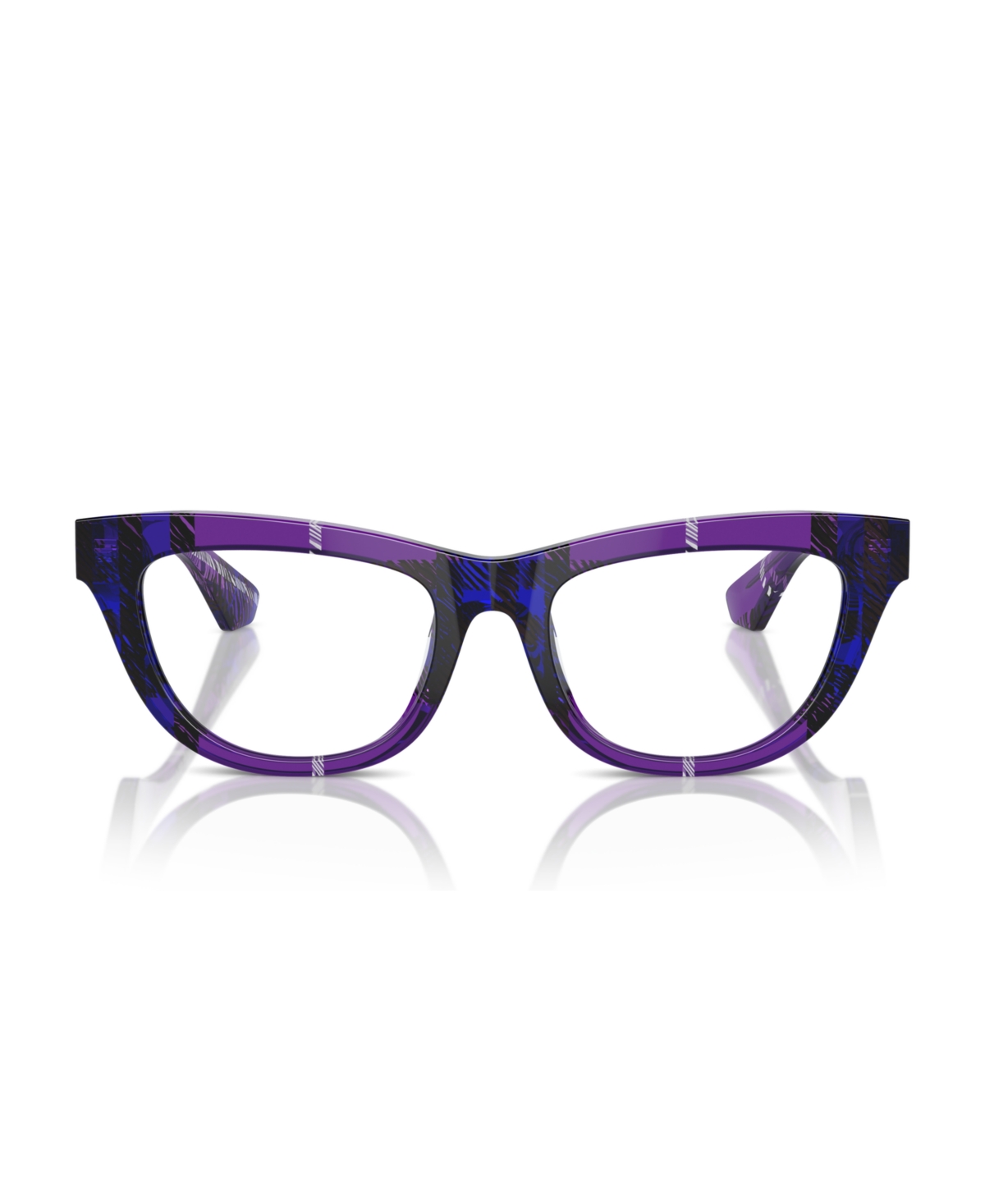 Click here for Burberry Womens Eyeglasses E2406U - Check Violet prices
