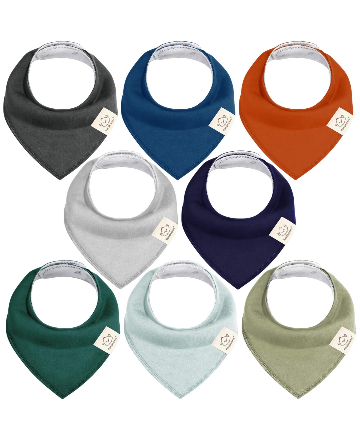 Click here for KeaBabies 8pk Baby Bandana Bibs  Baby Drool Bibs f... prices