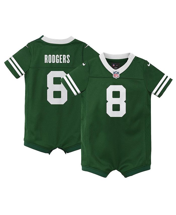Nike Baby Aaron Rodgers Legacy New York Jets Game Romper Jersey - Macy's