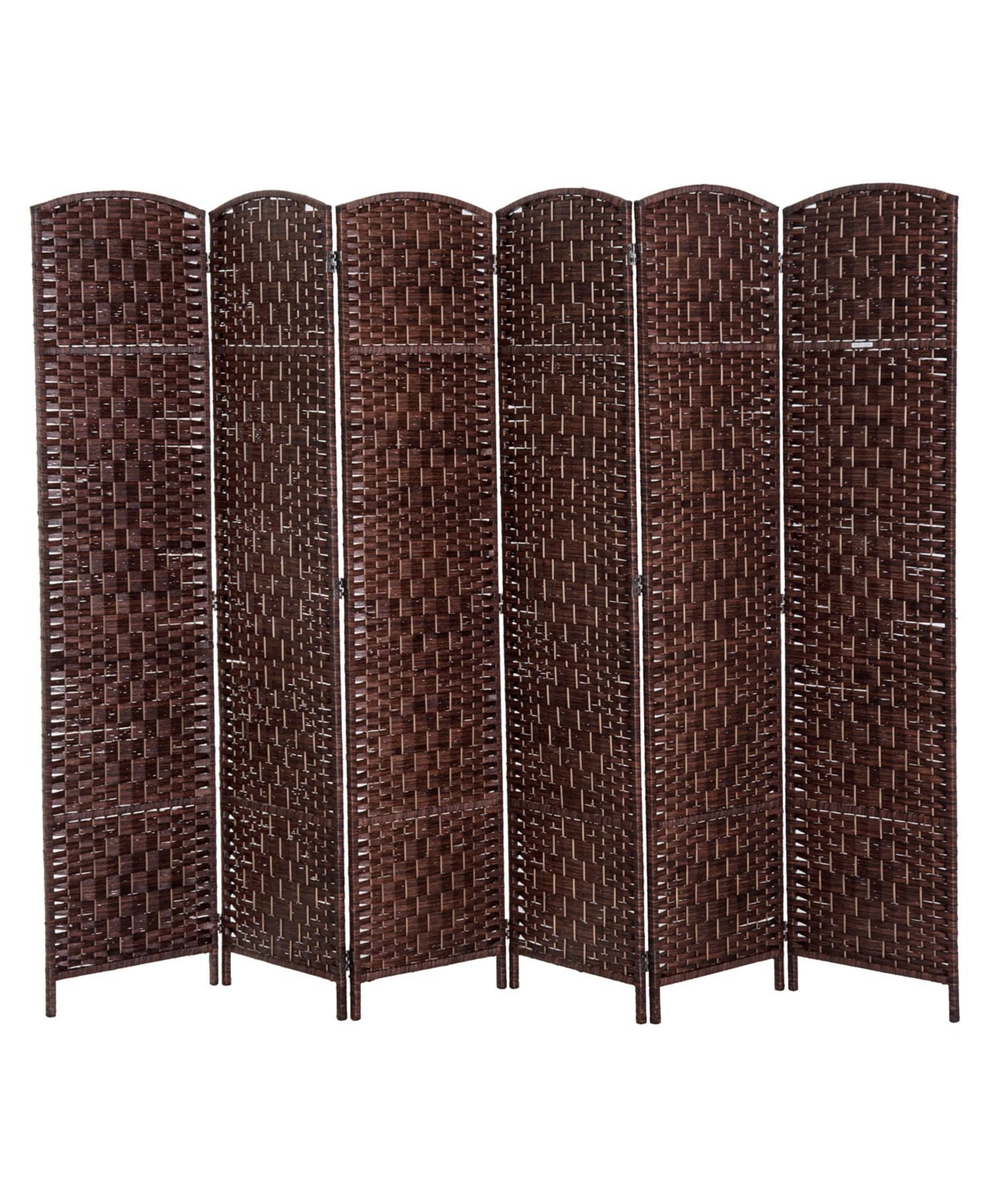 Click here for Homcom 6 Panel Resin Wicker Folding Room Divider P... prices