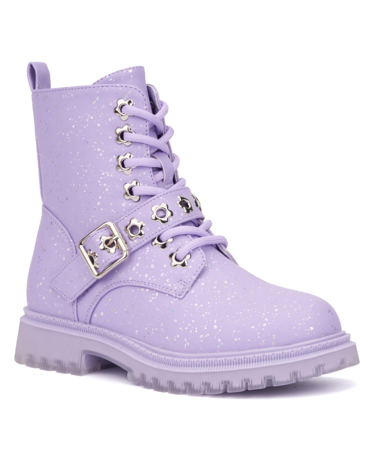 Click here for Olivia Miller Little Girls Star Bright Combat Boot... prices