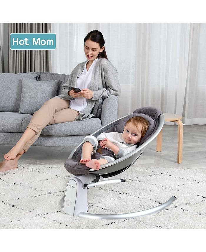 Hotmom Baby Boys Electric Cotton Baby Bouncer for Newborns Bluetooth ...