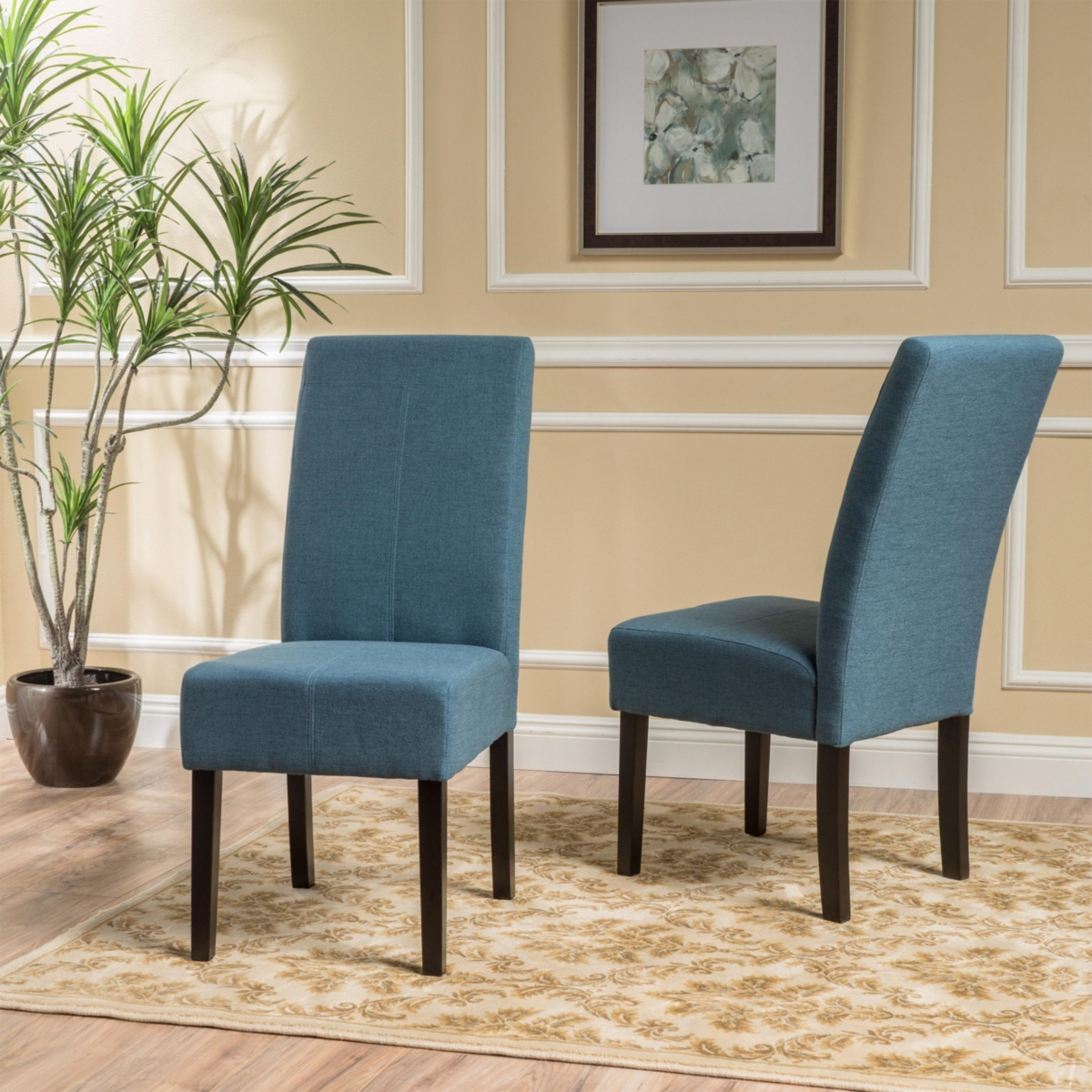 Click here for Streamdale Minimalist Upholstered Dining Chairs wi... prices