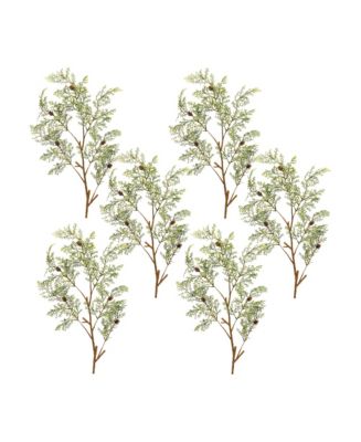 Slickblue Set of 6 Cedar Spray Decorations - Macy's