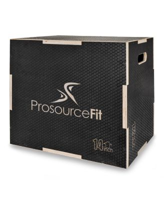 ProsourceFit 3-in-1 Wood Power Grip Plyometric Box, 16/12/14 - Macy's