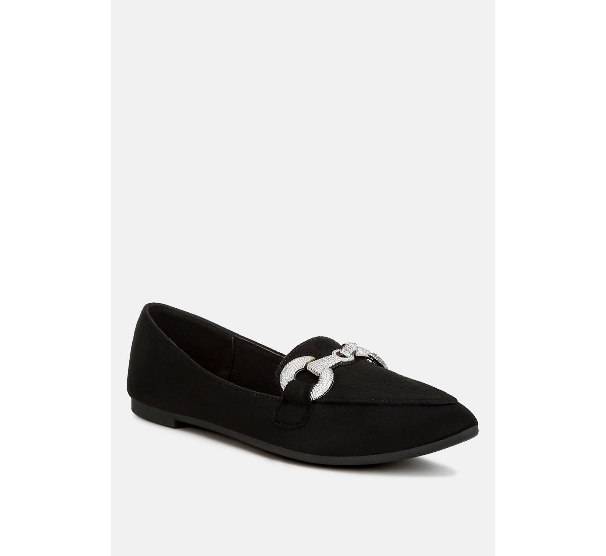 Click here for Fembot Horsebit Detail Flexible Loafers Women - Bl... prices