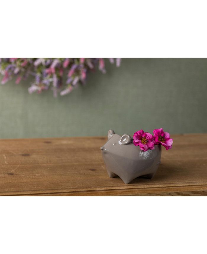 Slickblue Ceramic Mouse Planter (Set of 4) - Macy's