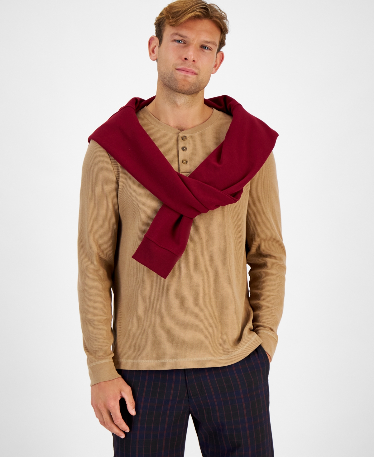 Click here for Club Room Mens Thermal Long-Sleeve Henley  Created... prices