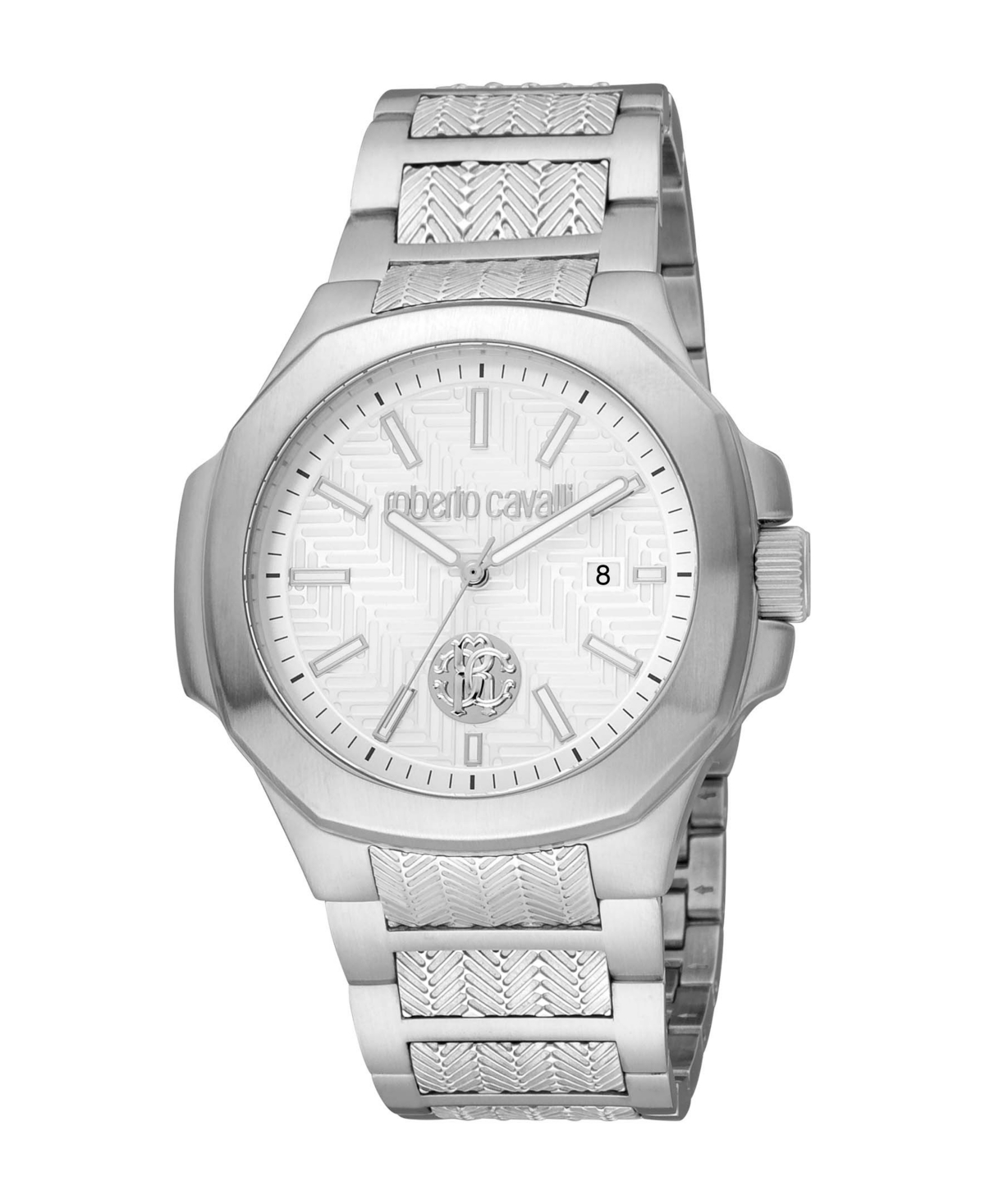 Click here for Roberto Cavalli Mens Classic Silver Dial Watch - R... prices