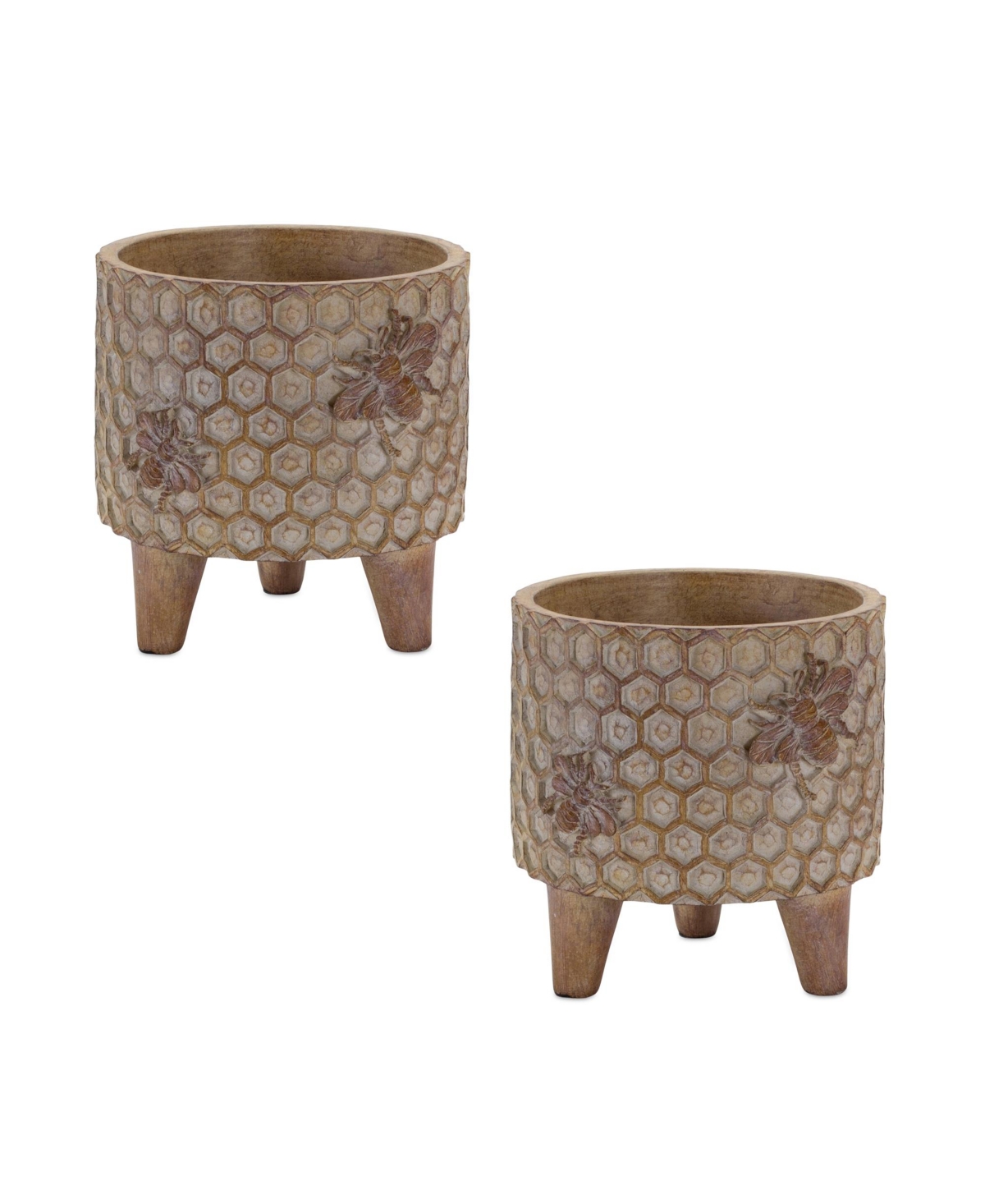 Click here for Slickblue Resin Honeycomb Bumble Bee Planter With... prices