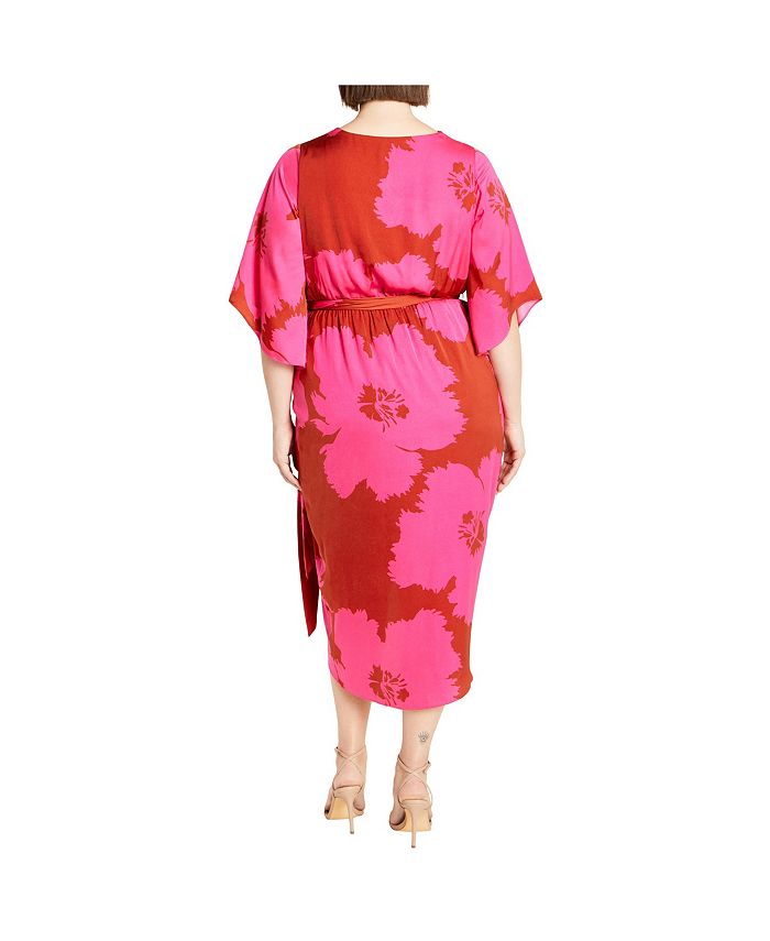 CITY CHIC Plus Size Kimberly Print Maxi Dress - Macy's
