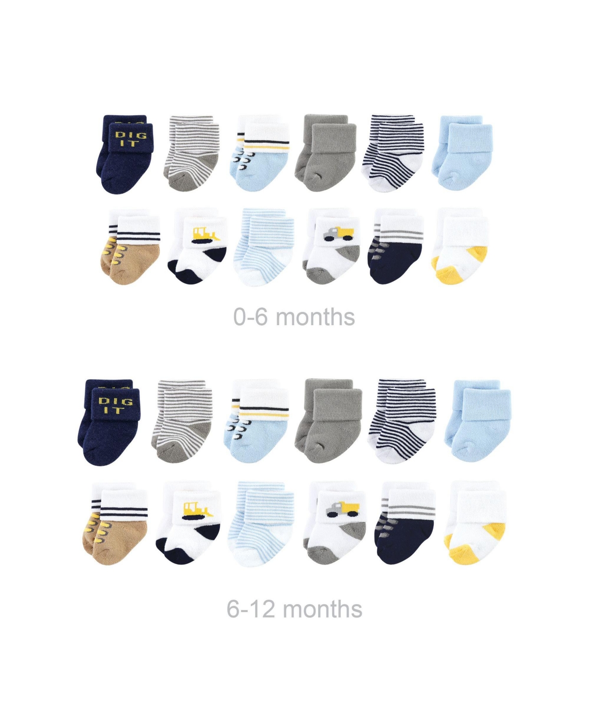 Click here for Luvable Friends Baby Boys Grow with Me Cotton Terr... prices