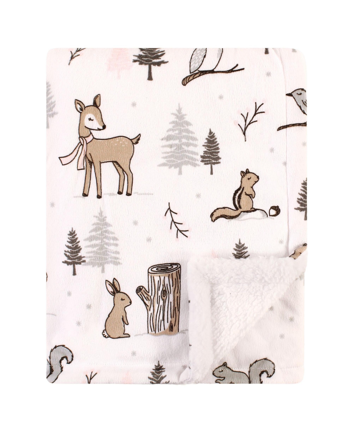 Click here for Hudson Baby Girls Double Layer Blanket - Winter fo... prices