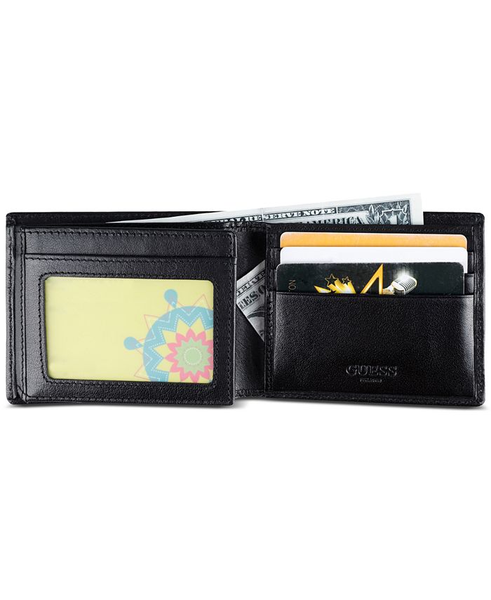 GUESS Men's Chavez Logo Traveler Wallet - Macy's