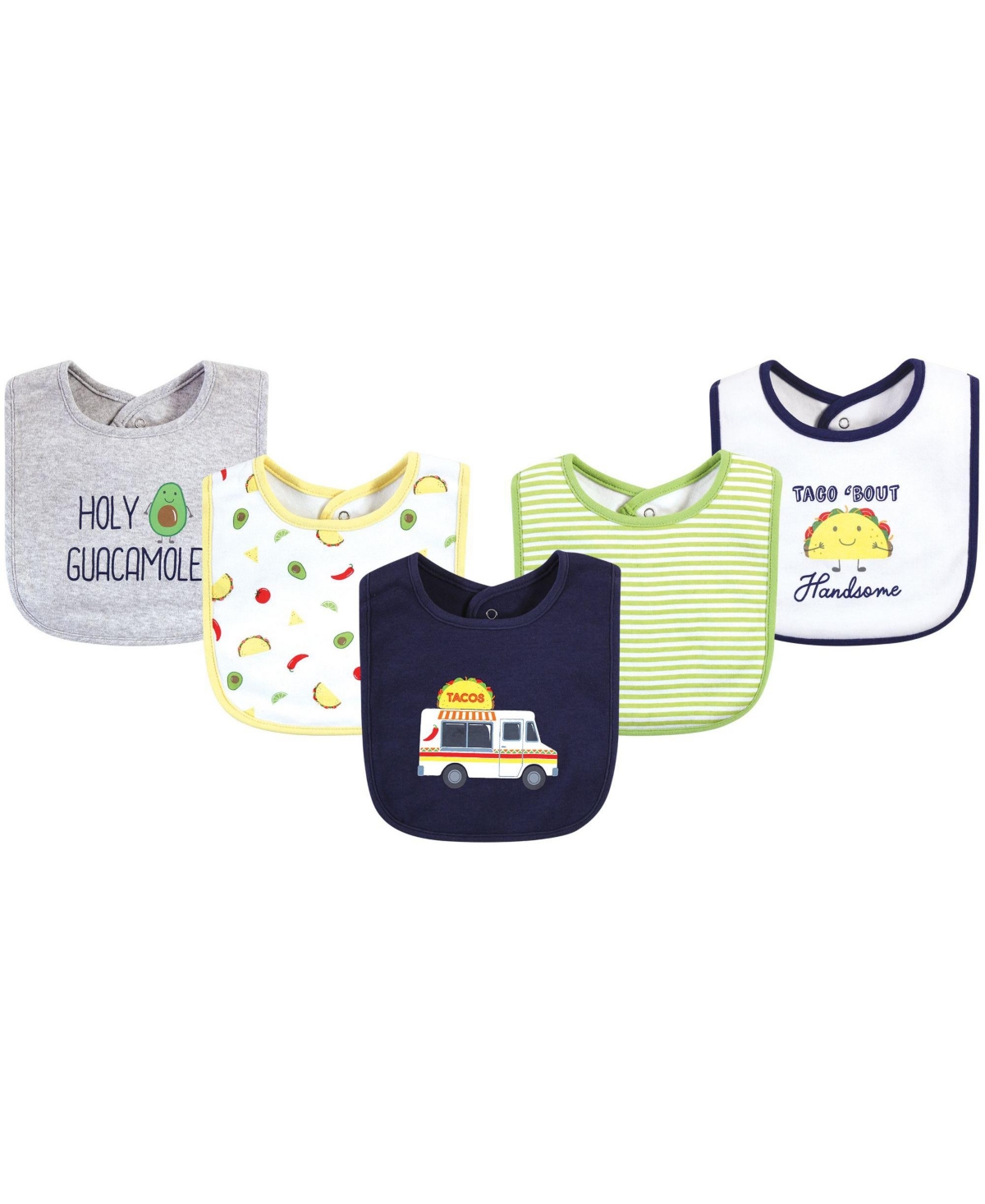 Click here for Hudson Baby Boys 5Pk of Soft Interlock Baby Bibs -... prices