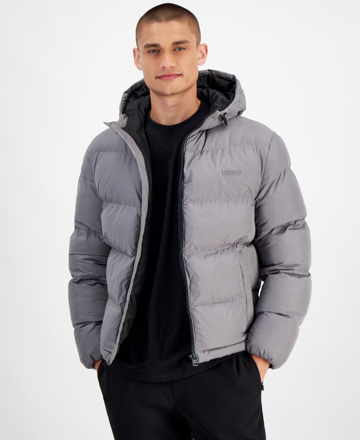 Click here for Hugo by Hugo Boss Mens Beazly2436 Slim-Fit Quilted... prices