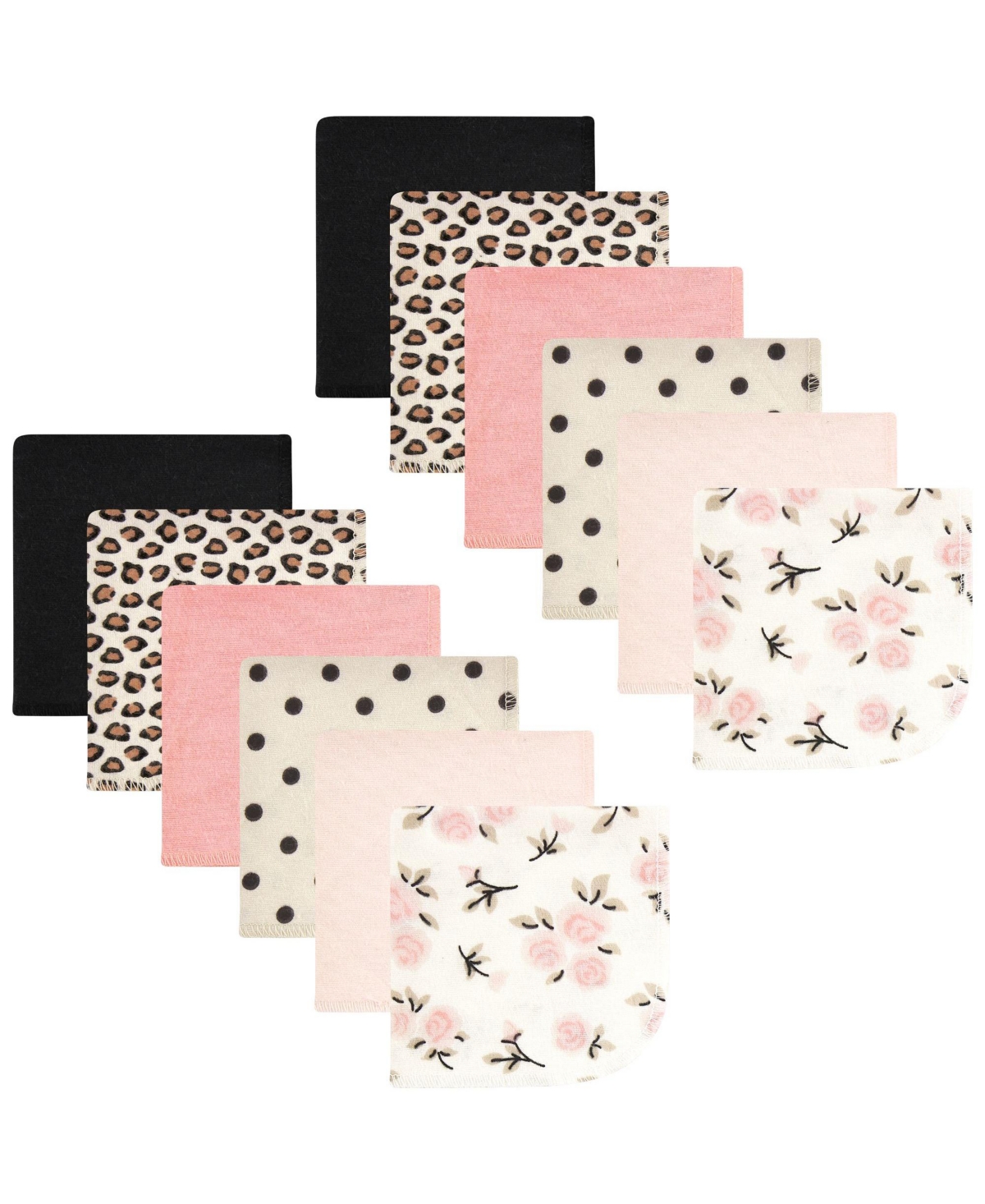 Click here for Hudson Baby Girls Flannel Cotton Washcloths - Neut... prices