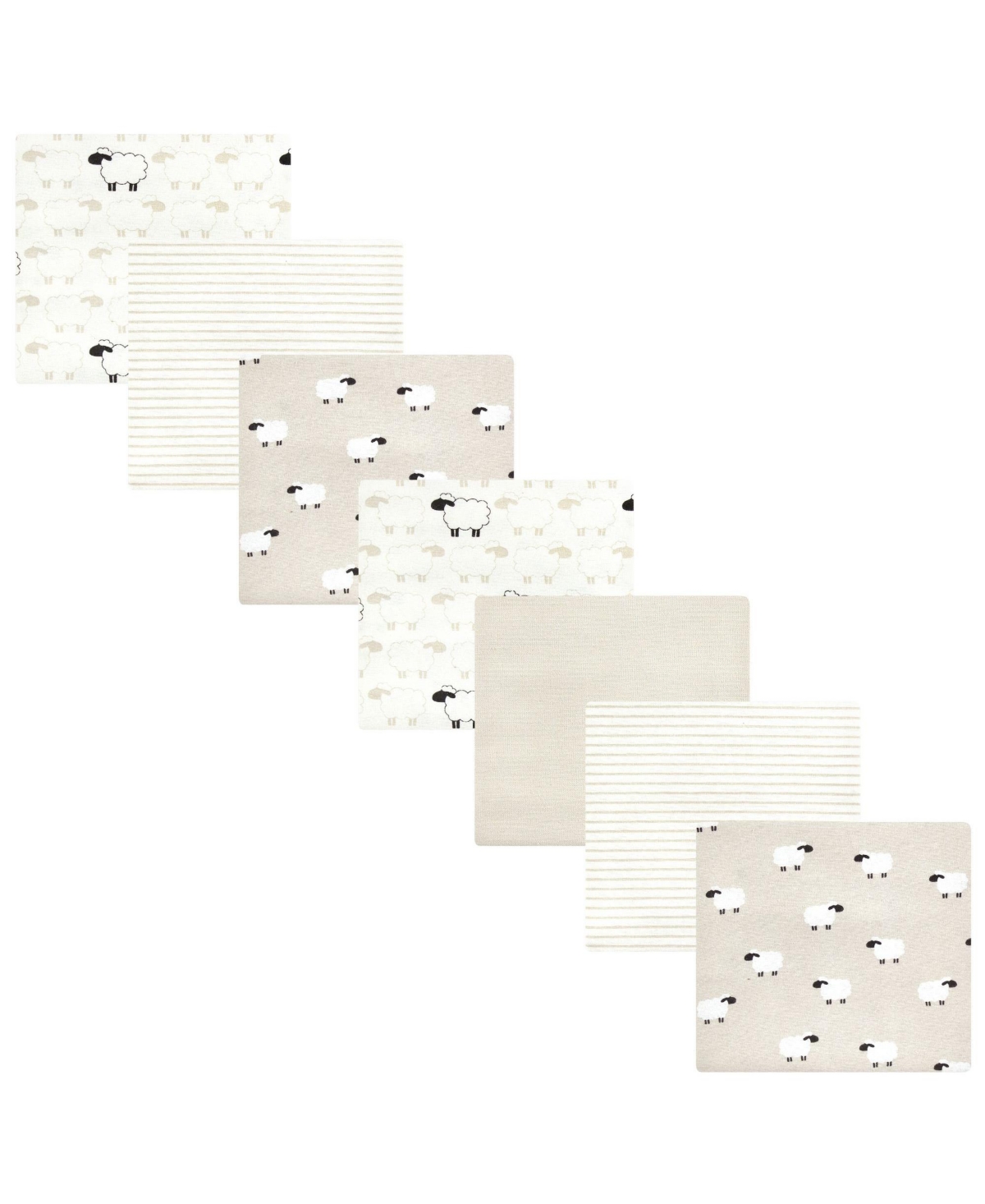 Click here for Hudson Baby Cotton Flannel Receiving Blankets  7-P... prices