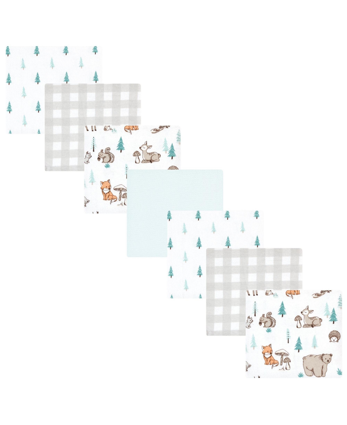 Click here for Hudson Baby Cotton Flannel Receiving Blankets  7-P... prices