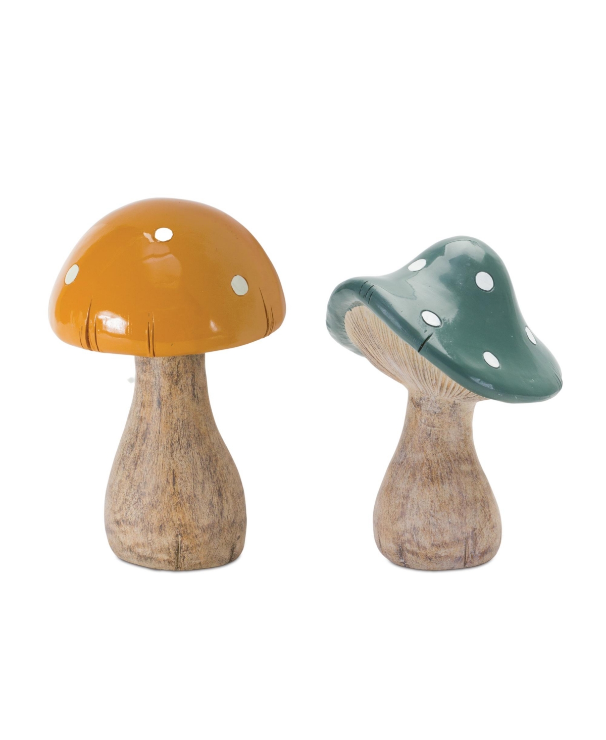 Click here for Slickblue Garden Mushroom Decor (Set of 2) - Green... prices